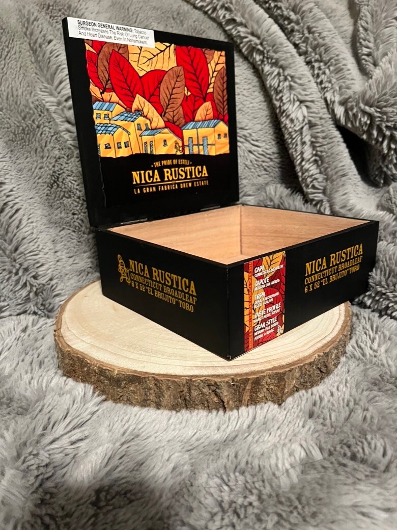 Empty Cigar Box 8x7x3 - Etsy