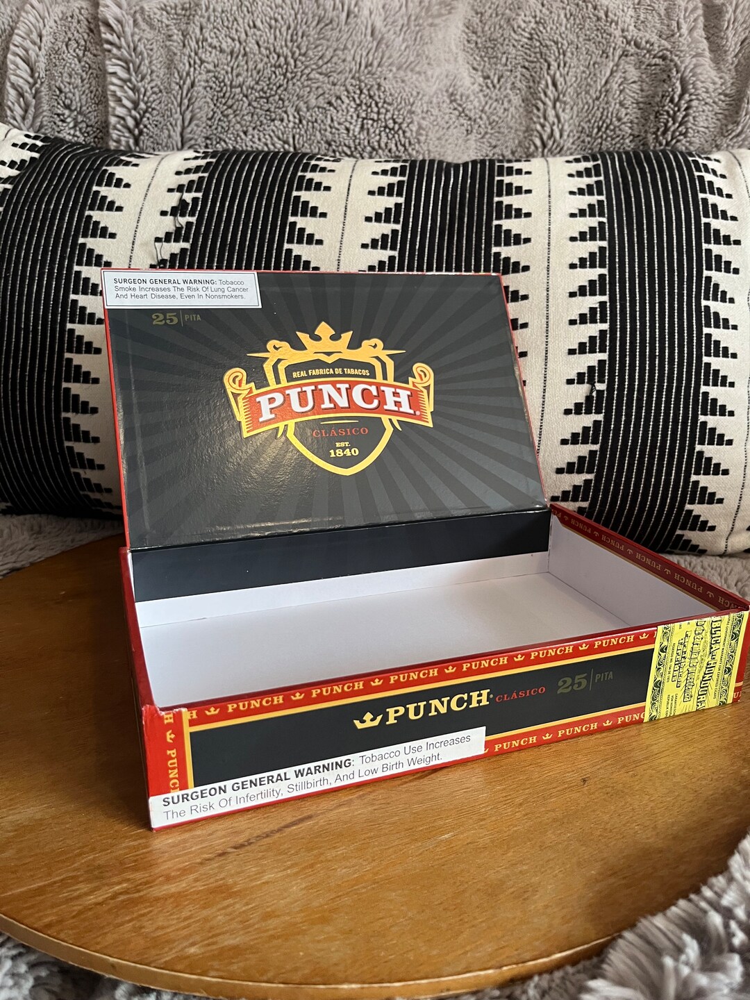 Empty Cigar Box 11x6.5x2 - Etsy