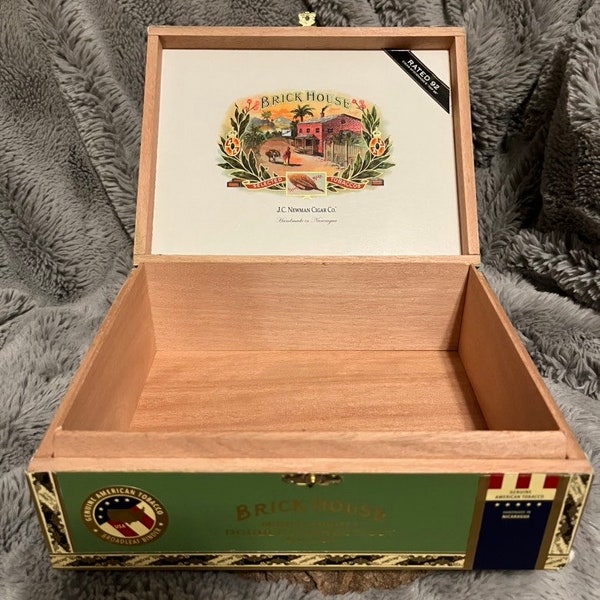 Decorated Cigar Box - Etsy