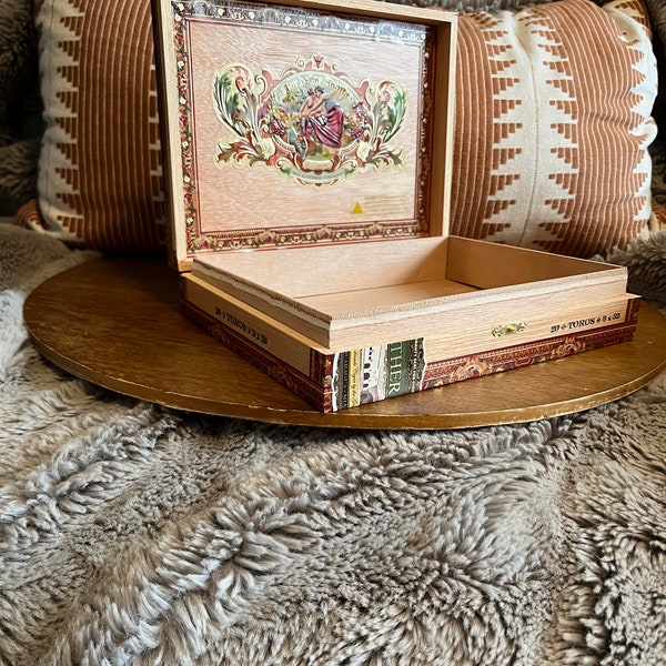Decorated Cigar Box - Etsy