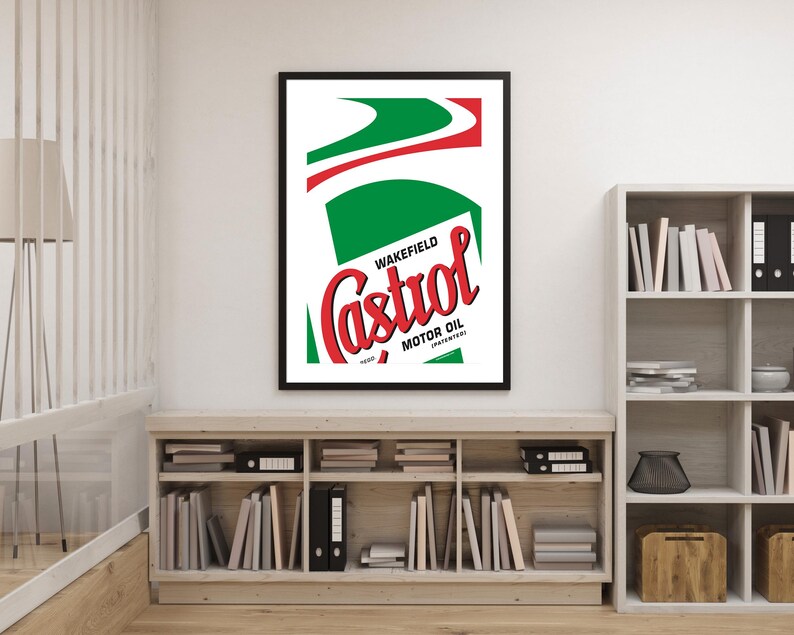 Castrol Classic Retro Livery Racing Poster - Etsy