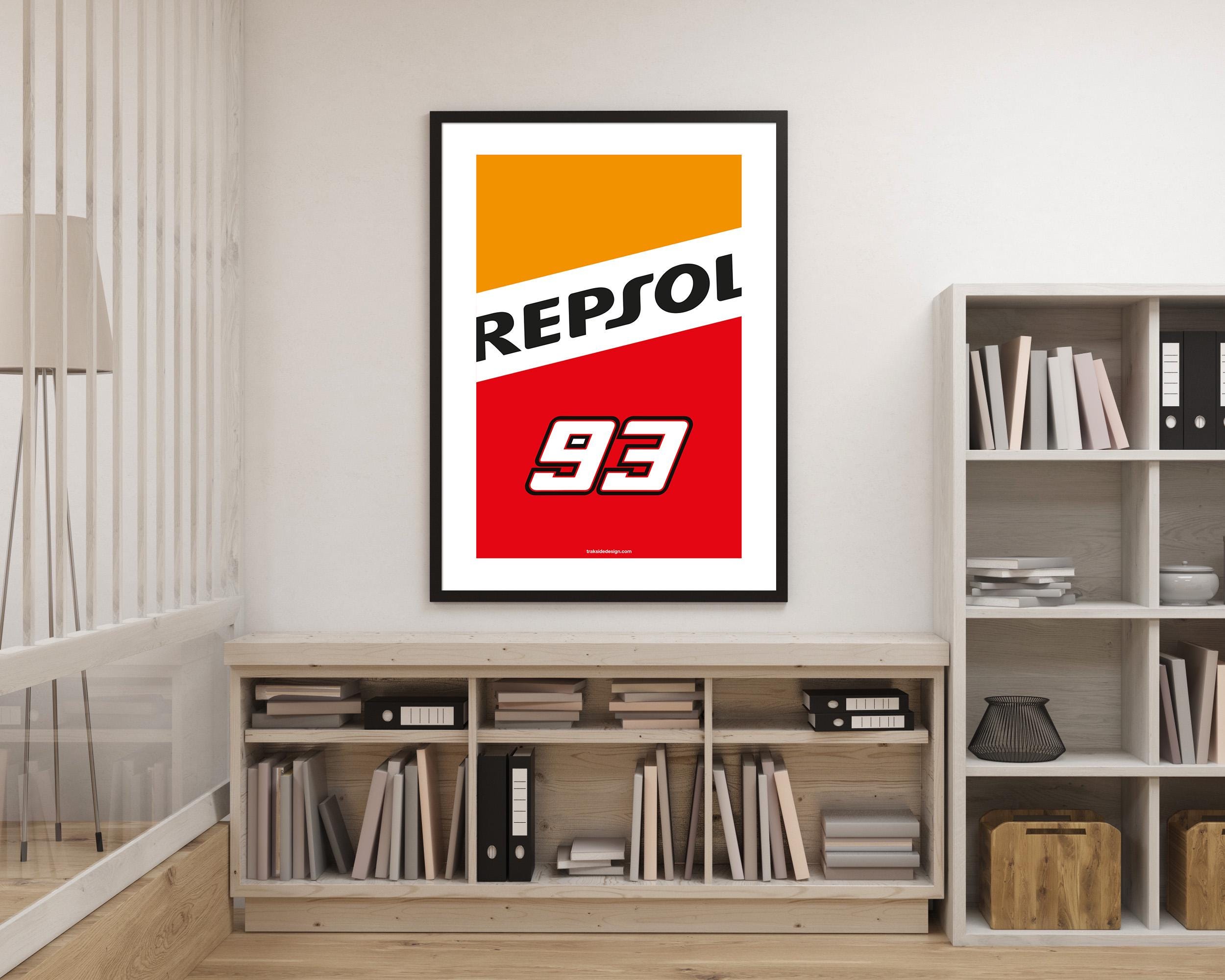Repsol Honda Marquez Classic Racing Livery Poster - Etsy