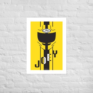 Joey Dunlop Helmet Classic Livery Racing Poster - Etsy