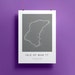 Isle of Man TT Track Circuit Map Road Racing Poster Dark - Etsy