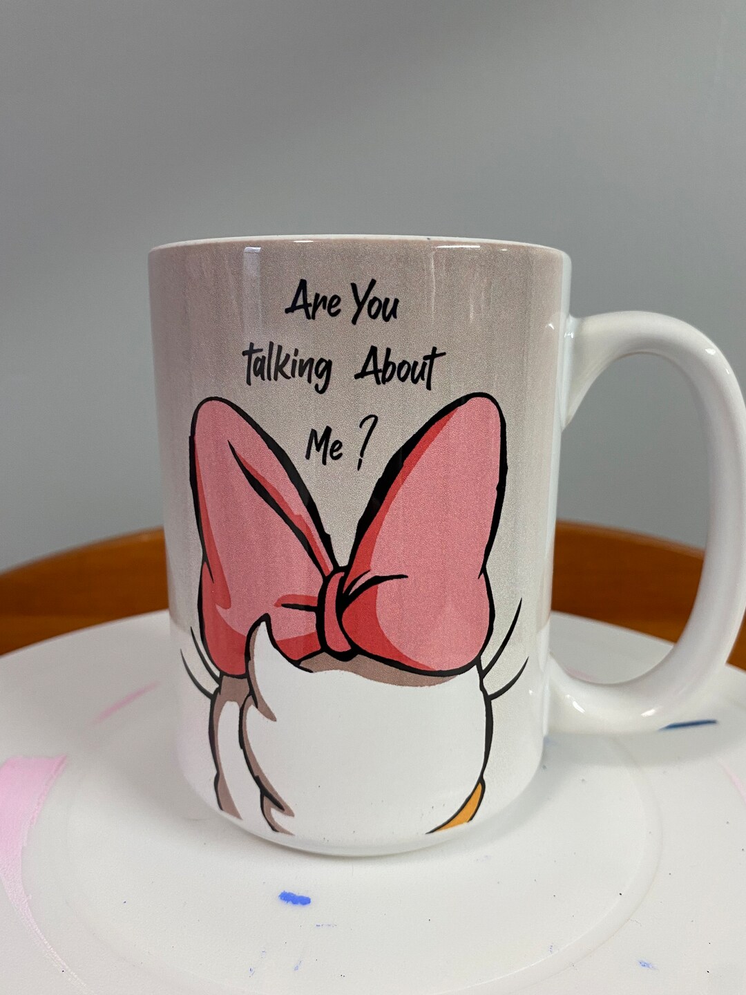 15 Oz Ceramic Daisy Duck Mug - Etsy