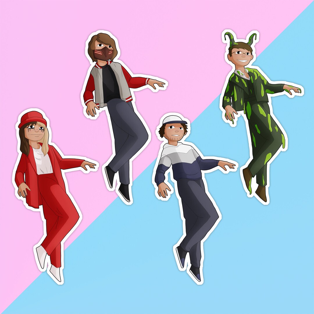 Generation Loss Stickers Ranboo Sneegsnag Slimecicle - Etsy