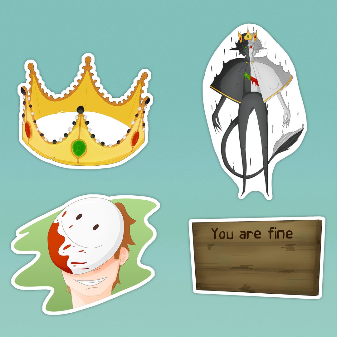 Minecraft DSMP Stickers Ranboo, Ghostboo, Dream, Dreamsmp, Enderman ...