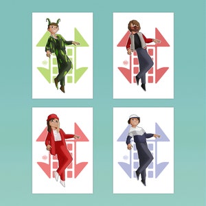 Generation Loss Prints | Ranboo, Sneegsnag, Slimecicle, Nihachu, Niki ...