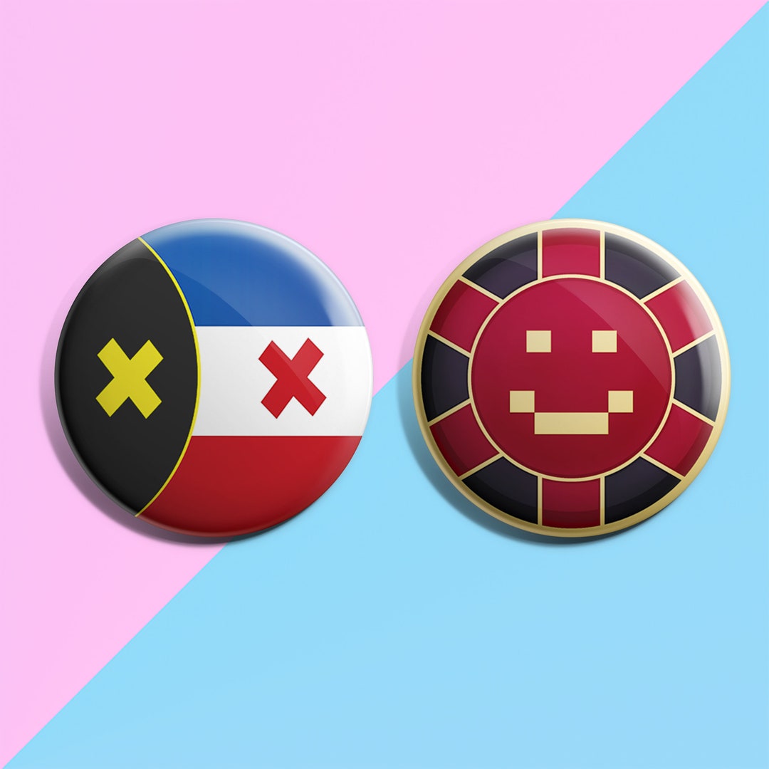 Minecraft DSMP Badges Lmanberg Las Nevadas Quackity - Etsy