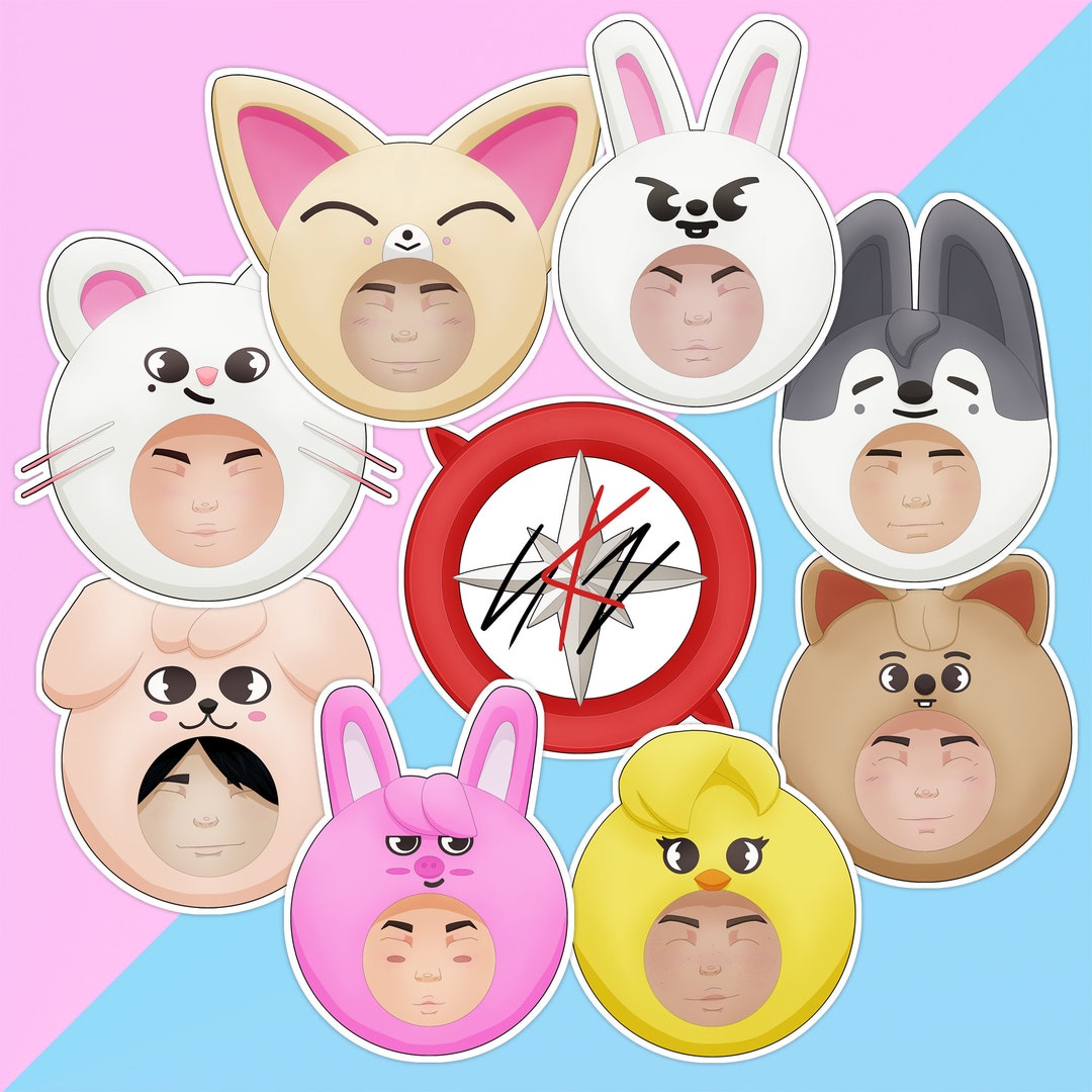 Stray Kids Skzoo Stickers Bang Chan Changbin Hyunjin Lee - Etsy