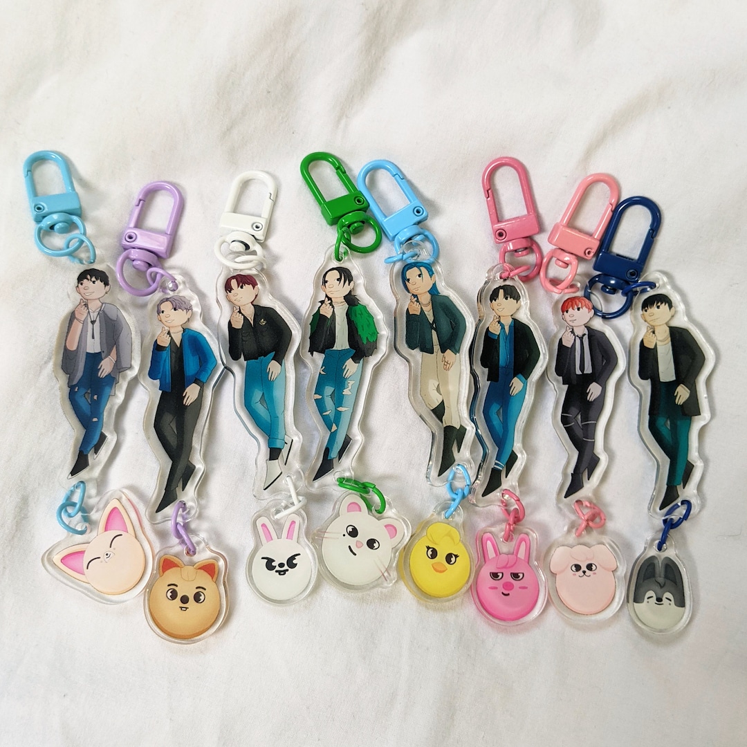 Stray Kids S-class Keychains | Bang Chan, Changbin, Hyunjin, Lee Know ...