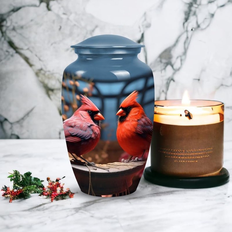 Cardinal Urn - Etsy