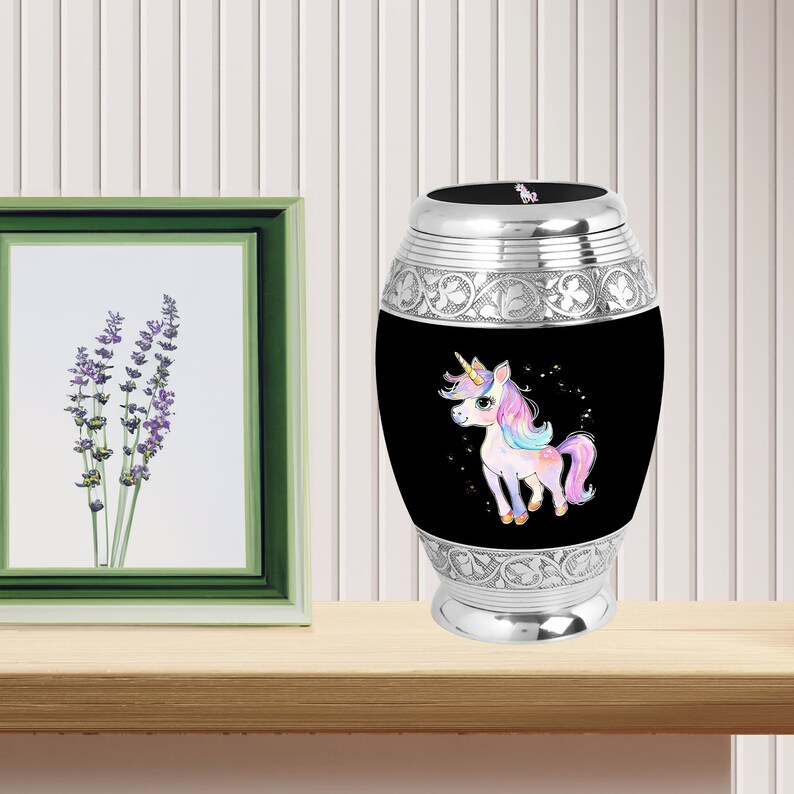 Unicorn Keepsake Urn for Ashes Unique Memorial Urn, Decorative and ...