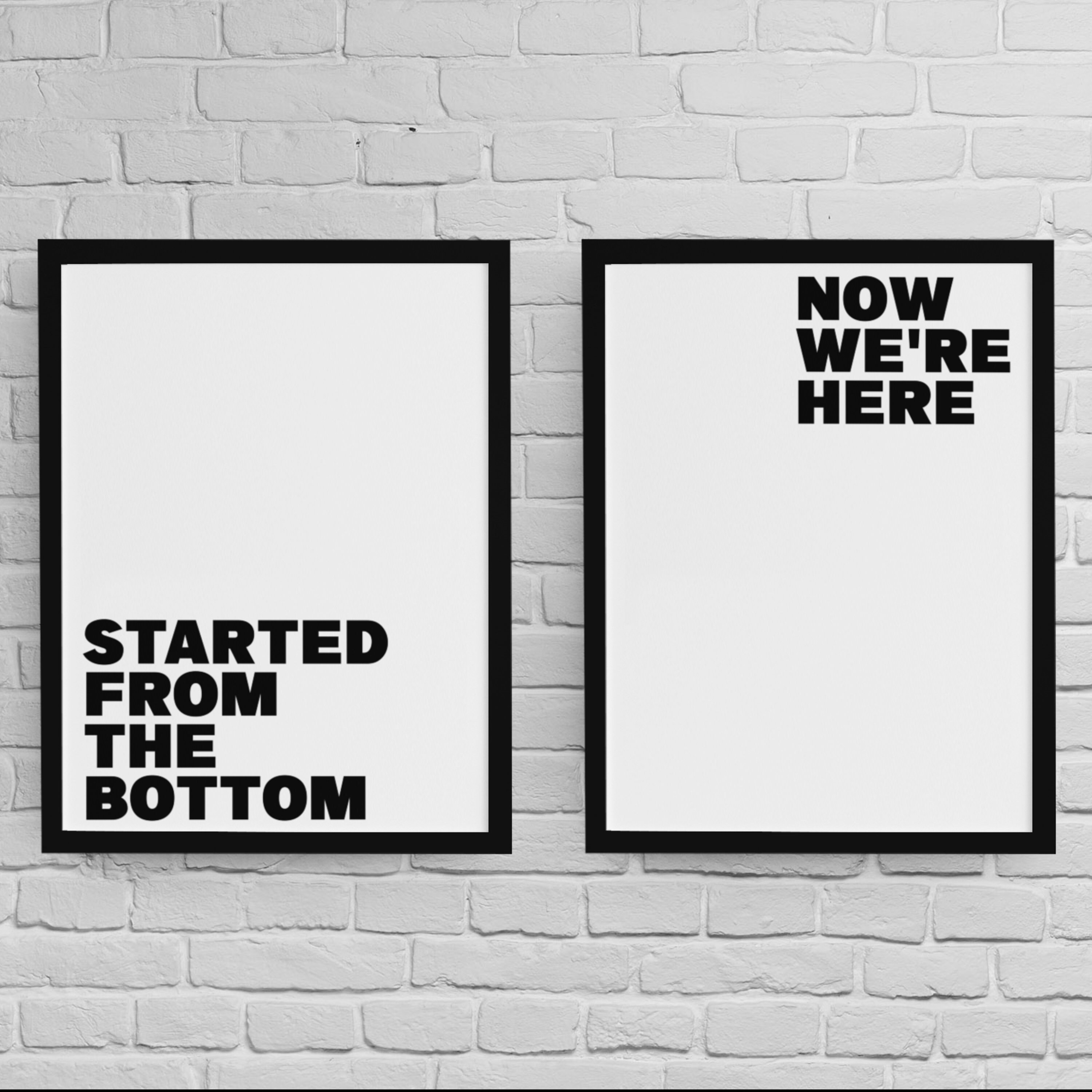 Wall Art Office Decor Inspirational Wall Art Quote Wall - Etsy