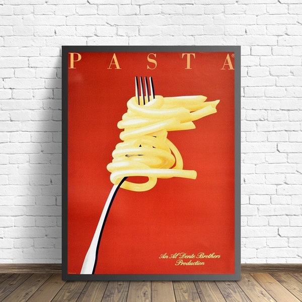 Pasta Poster - Etsy