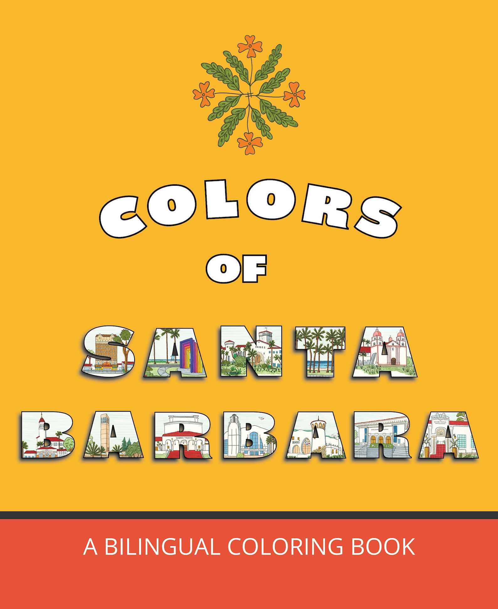 Colors of Santa Barbara: A Bilingual Coloring Book - Etsy