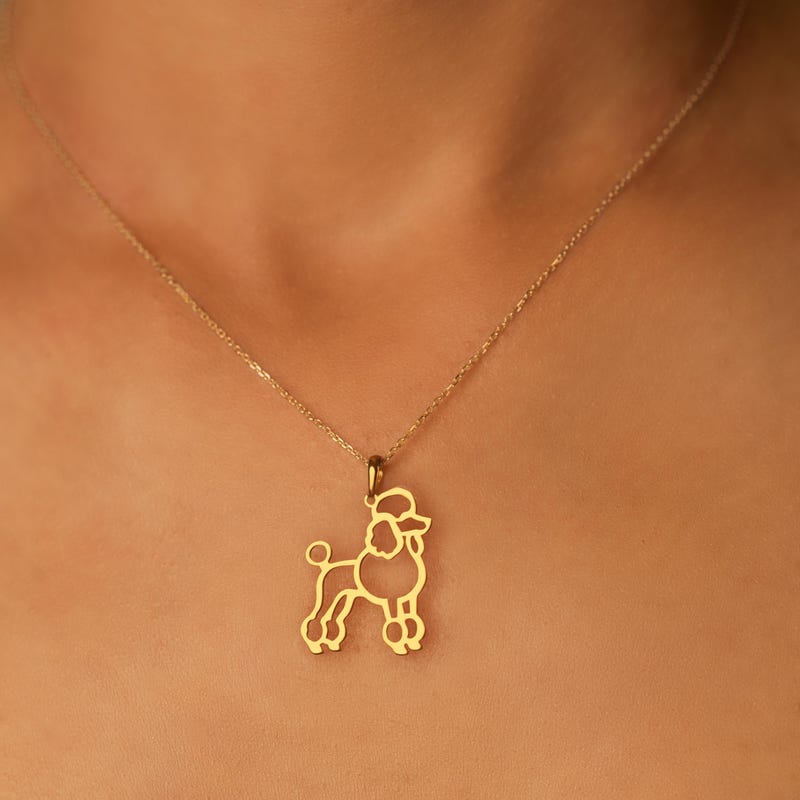 Poodle Necklace - Etsy