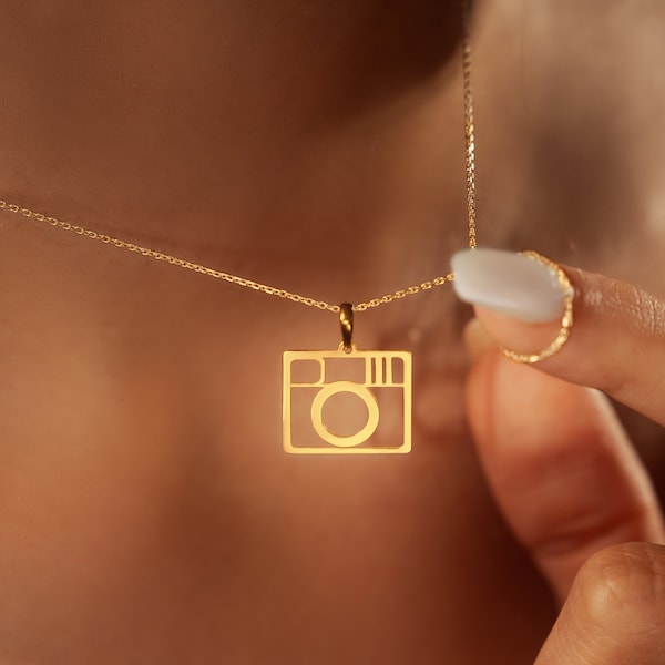 Camera Necklace - Etsy