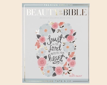 Beauty in the Bible: Christian Coloring Book - Etsy