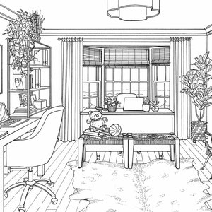 Color at Home: A Young House Love Coloring Book (premium Adult Coloring ...