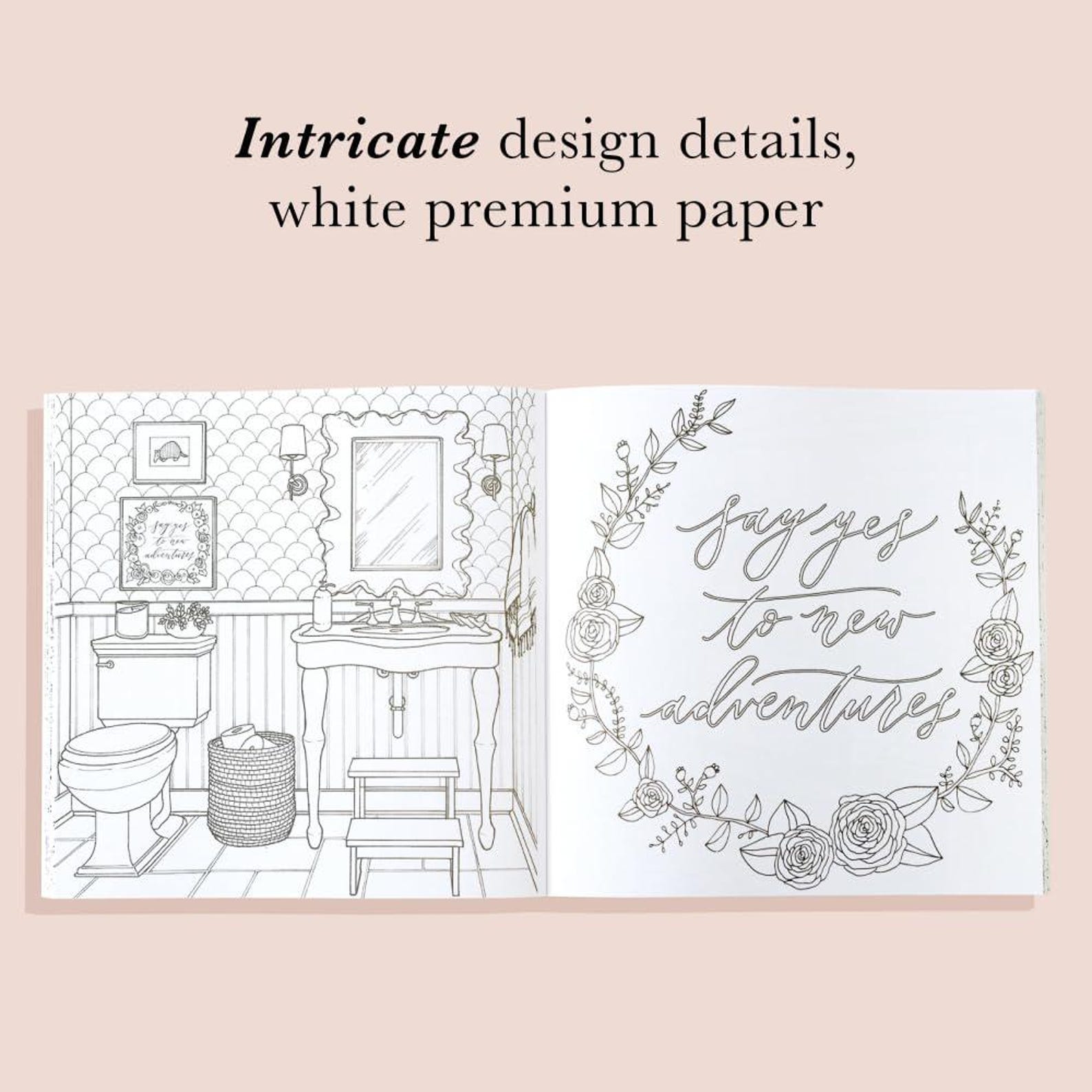 Color at Home: A Young House Love Coloring Book (premium Adult Coloring ...