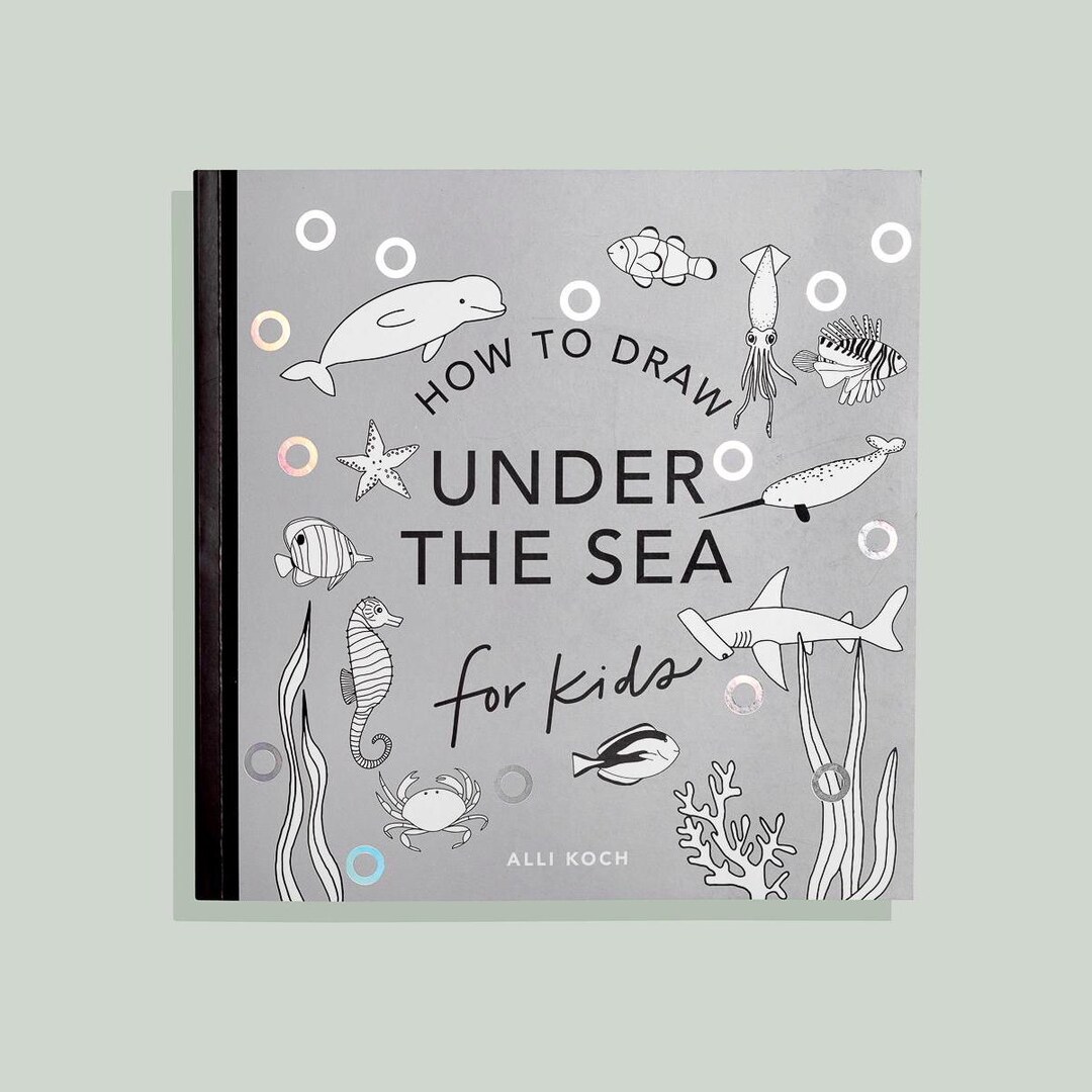 Under the Sea: How to Draw Books for Kids With Dolphins, Mermaids, and ...
