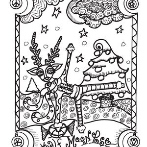 Holiday Parade: 24 Coloring Pages - Instant Download, Stocking Stuffer ...