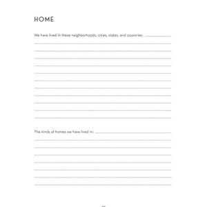 This Family of Ours: A Keepsake Journal for Parents, Grandparents, and ...