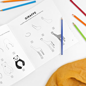 All the Animals: A Drawing Book for Kids, 40+ Step-by-step Tutorials ...