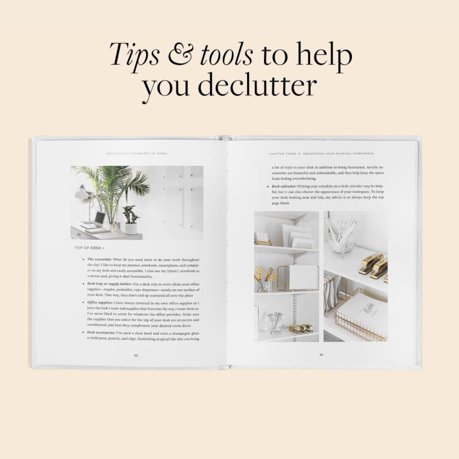 Beautifully Organized at Work: Office & Desk Decluttering Guide - Etsy