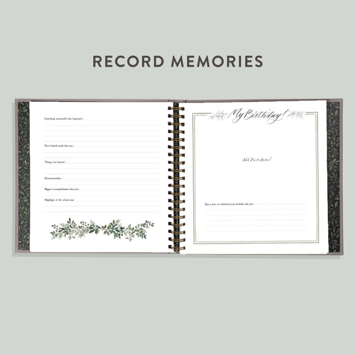 Growing Up: School Years Memory Book - Ages 0-18 - Etsy