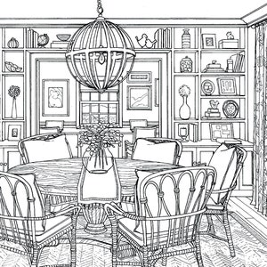 Color at Home: A Young House Love Coloring Book (premium Adult Coloring ...