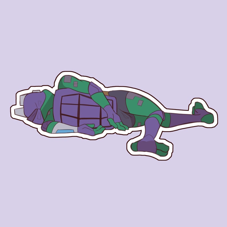 ROTTMNT 2018 Death Pose Sticker - Etsy