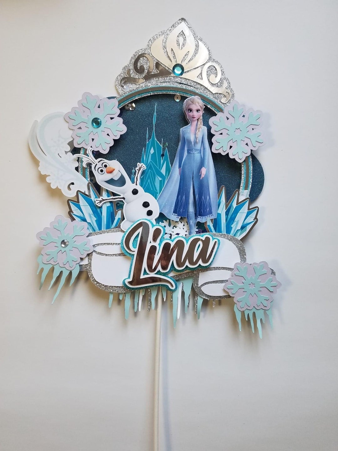 Cake Topper Elsa Frozen - Etsy