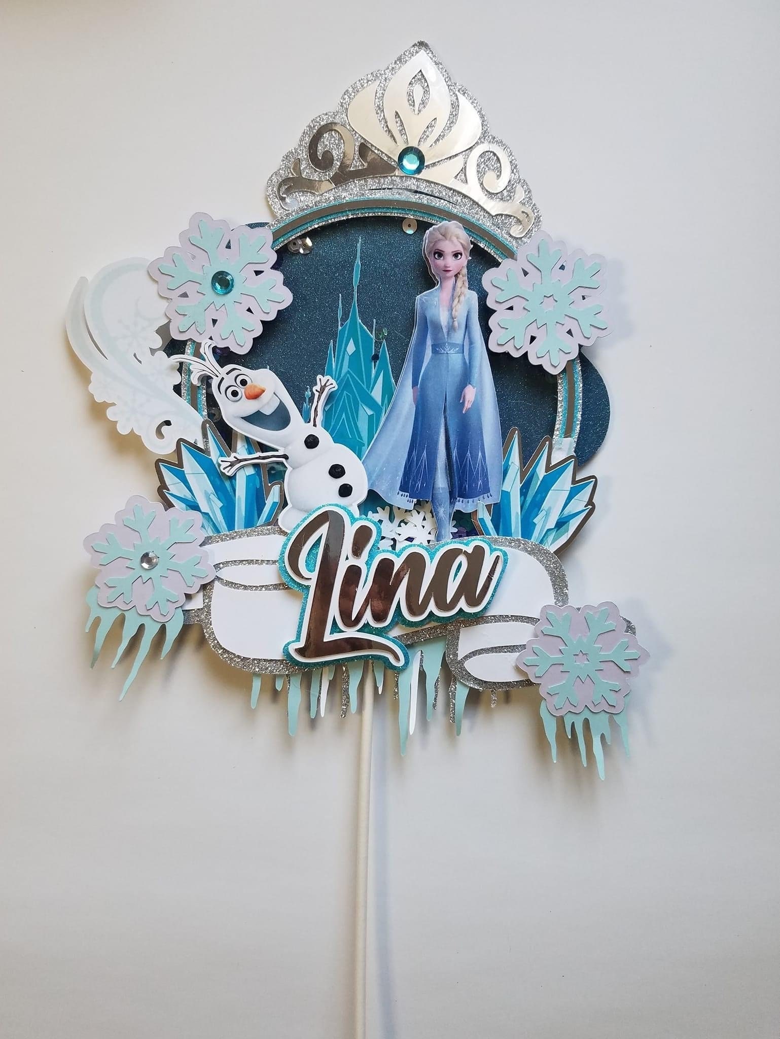 Cake Topper Elsa Frozen - Etsy