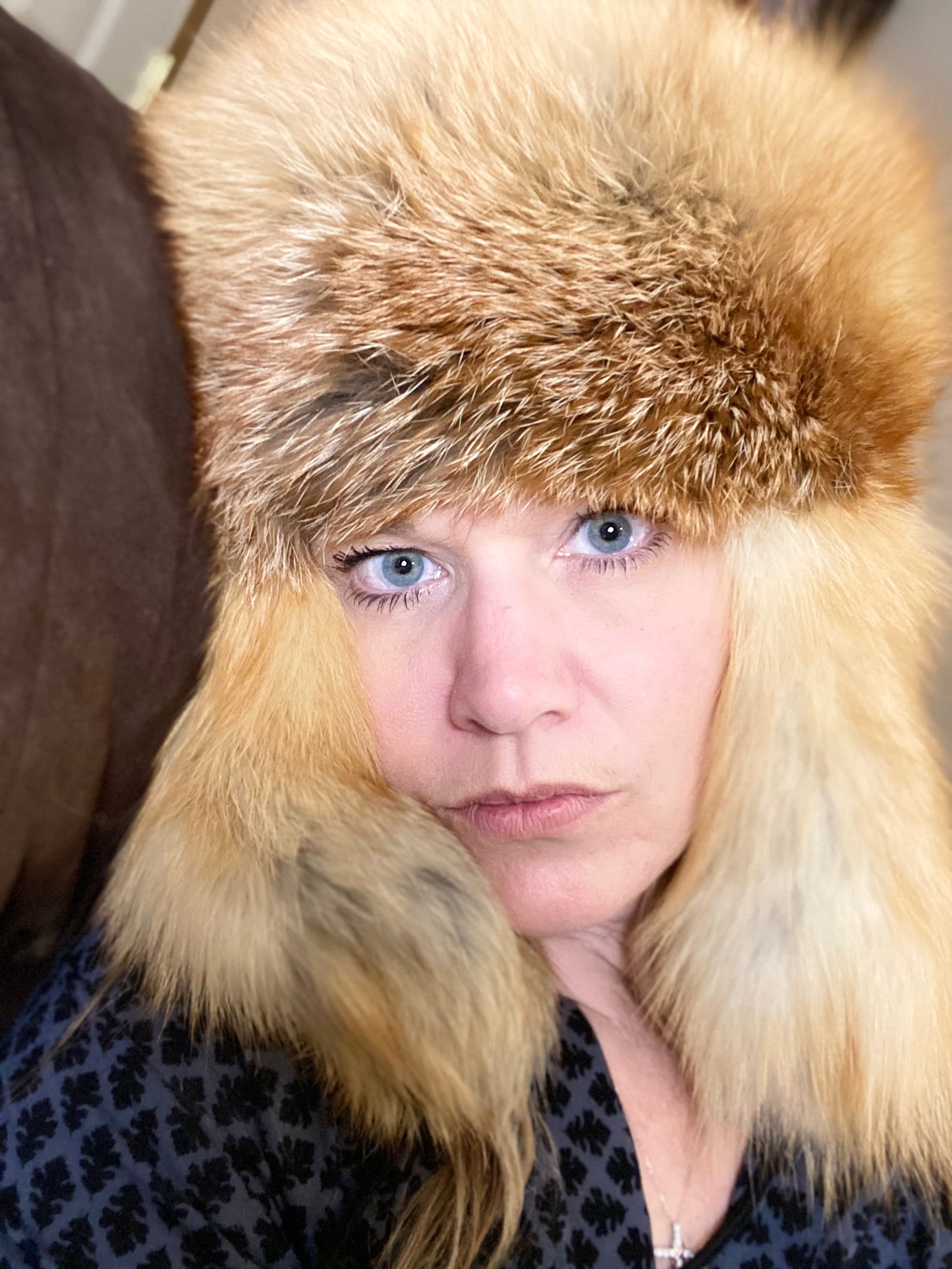 Red Fox Trapper Hat - Etsy