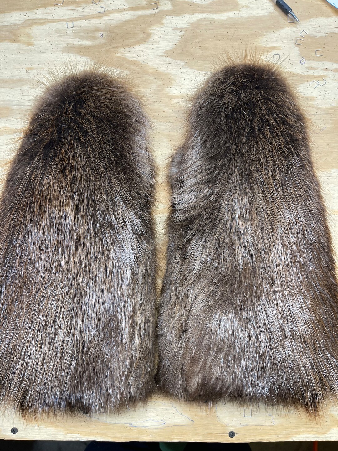 Beaver Gauntlet Mittens - Etsy