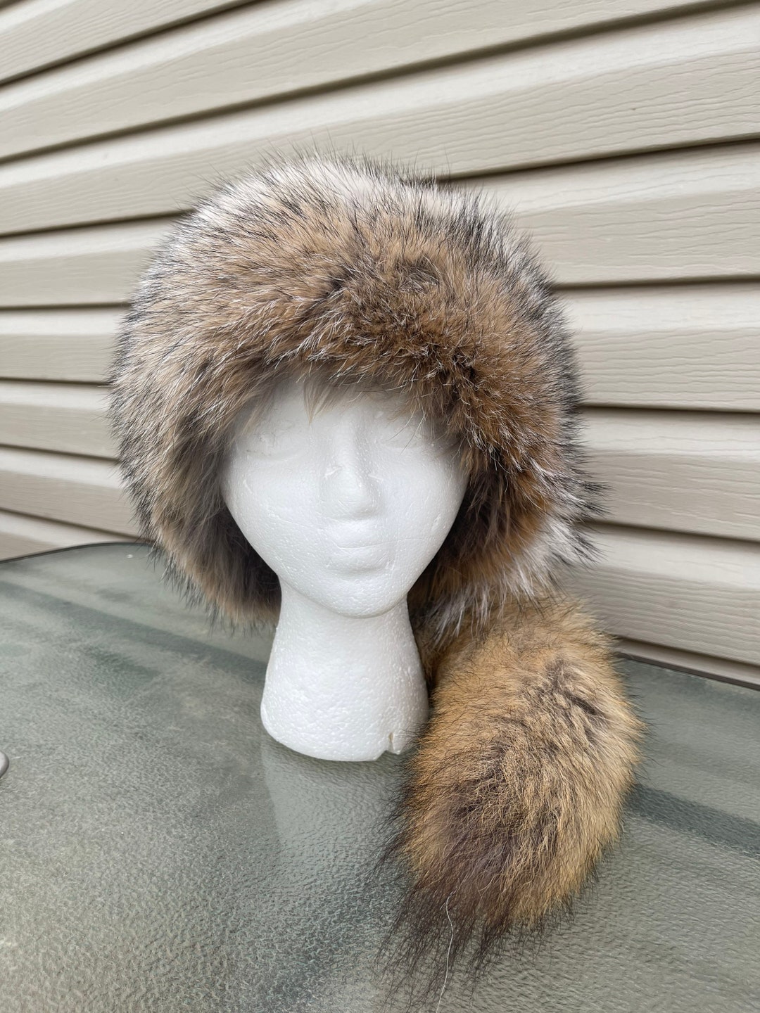 Coyote Davy Crockett Hat Handmade - Etsy