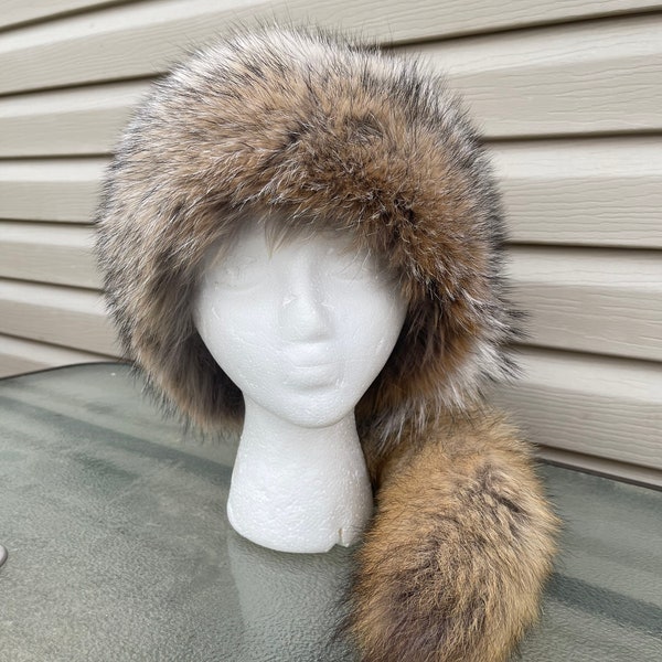 Real Coonskin Cap - Etsy