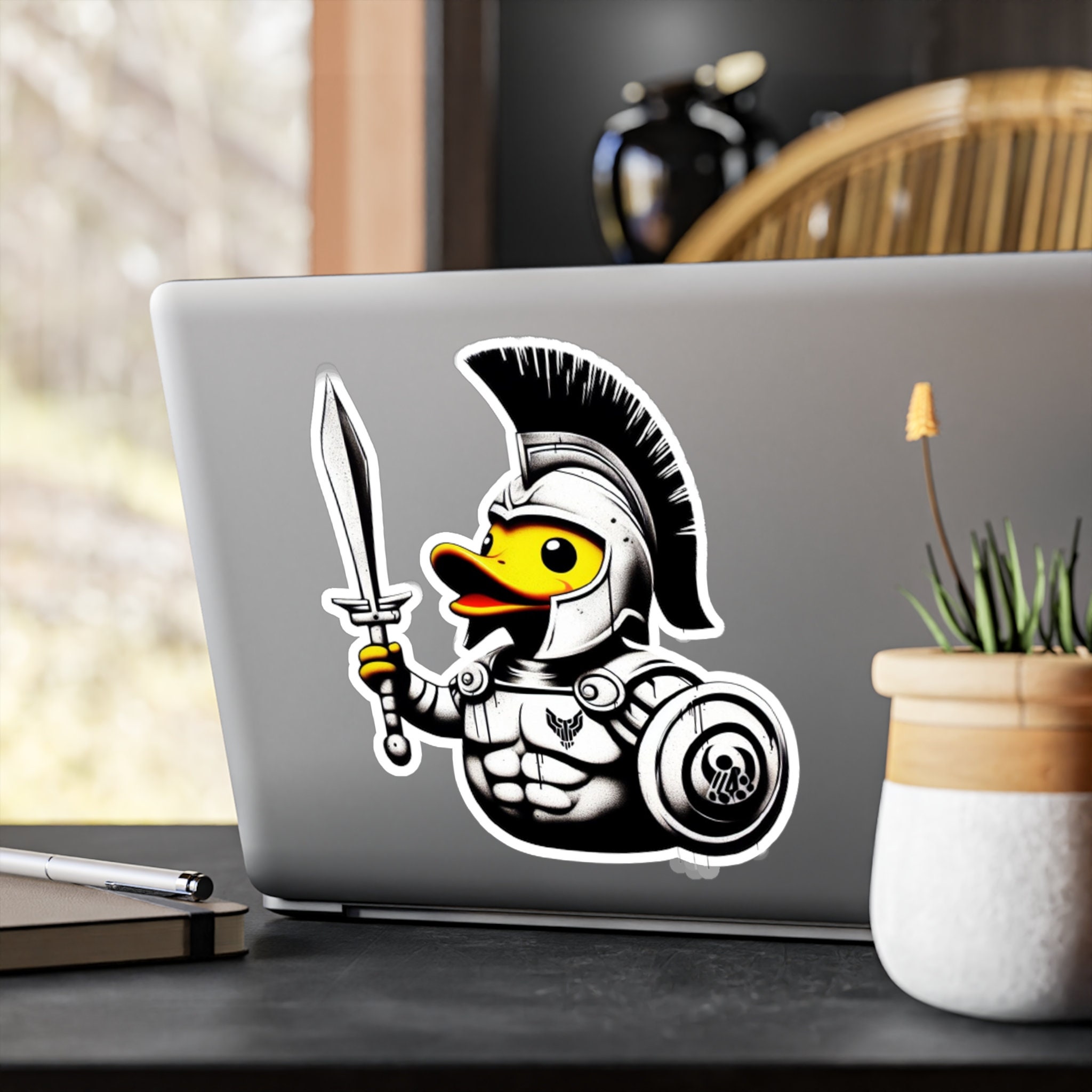 Gladiator Rubber Duck Waterproof Vinyl Decal, SUV Owner Get Ducked ...