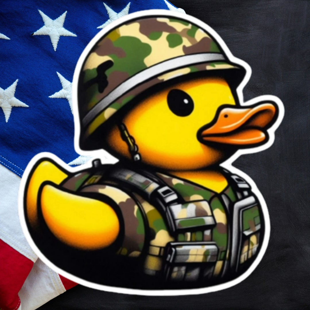 Rubber Duck Military Waterproof Window Tumbler Cooler Water Bottle ...