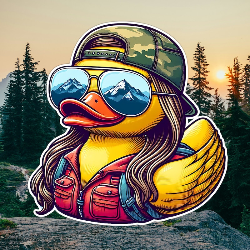 Rubber Duck Sticker - Etsy