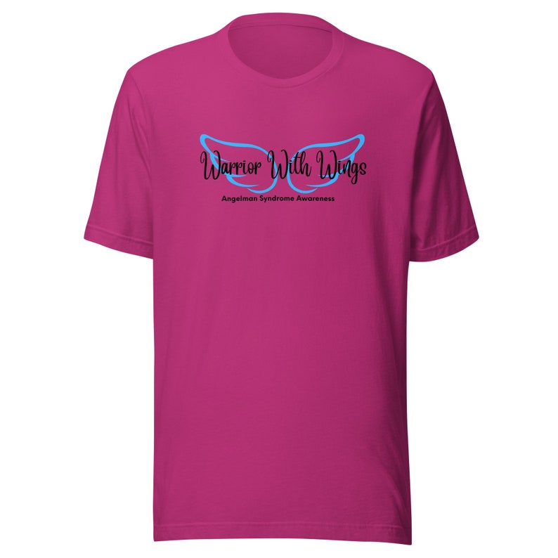 Warrior With Wings Angelman Syndrome Awareness Adult Unisex T-shirt; AS ...