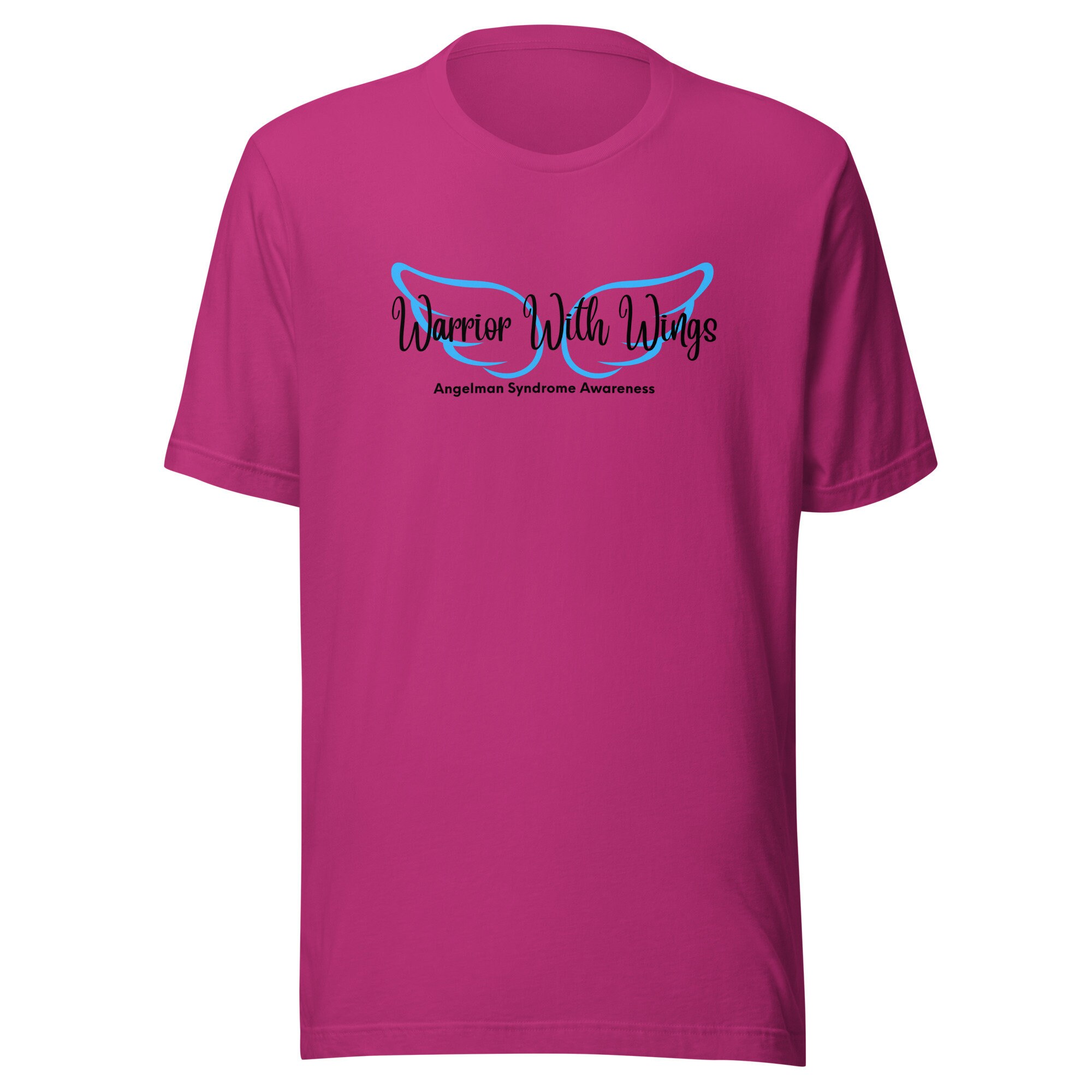 Warrior With Wings Angelman Syndrome Awareness Adult Unisex T-shirt; AS ...