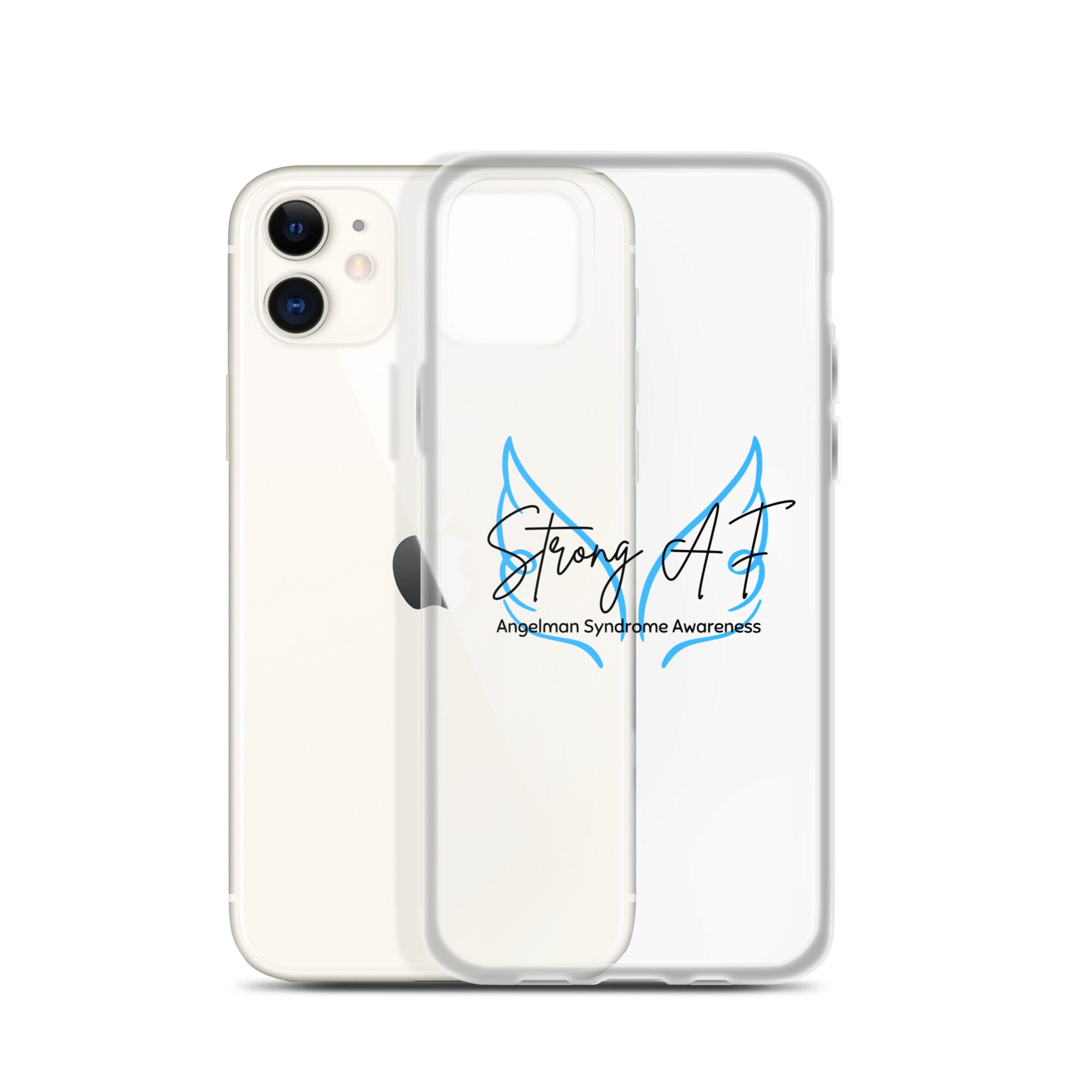 Angelman Syndrome Awareness With Wings Clear Case for Iphone® AS, Angel ...