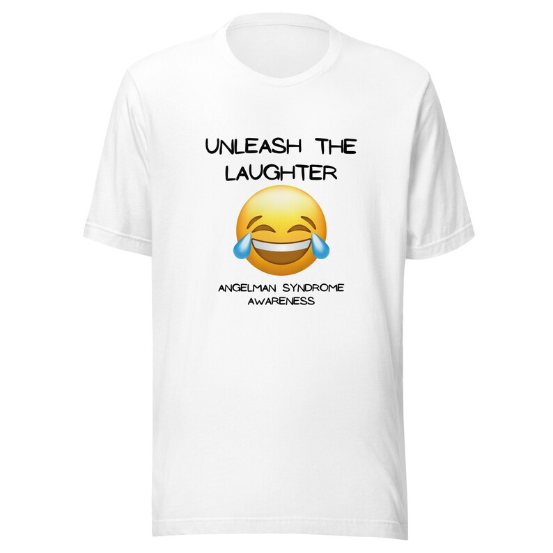 Unleash the Laughter Angelman Syndrome Awareness Adult Tee Disability ...