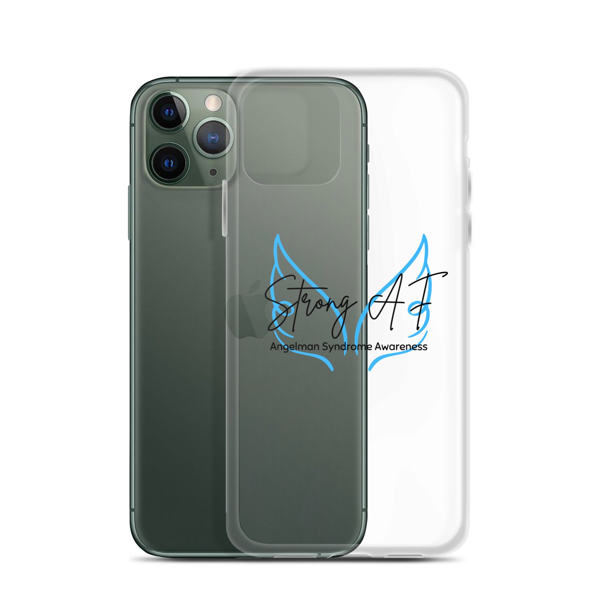 Angelman Syndrome Awareness With Wings Clear Case for Iphone® AS, Angel ...