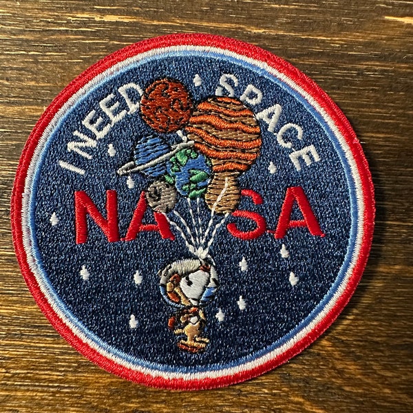 Snoopy Patch Nasa - Etsy