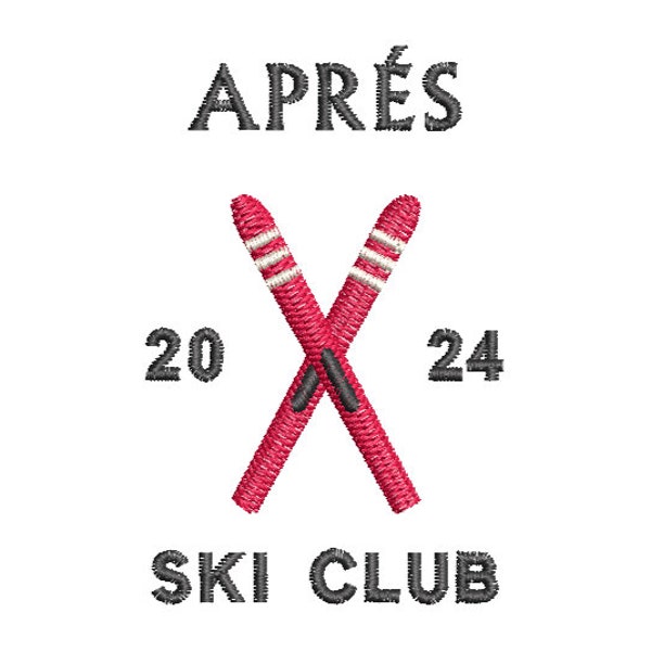 Ski Embroidery - Etsy