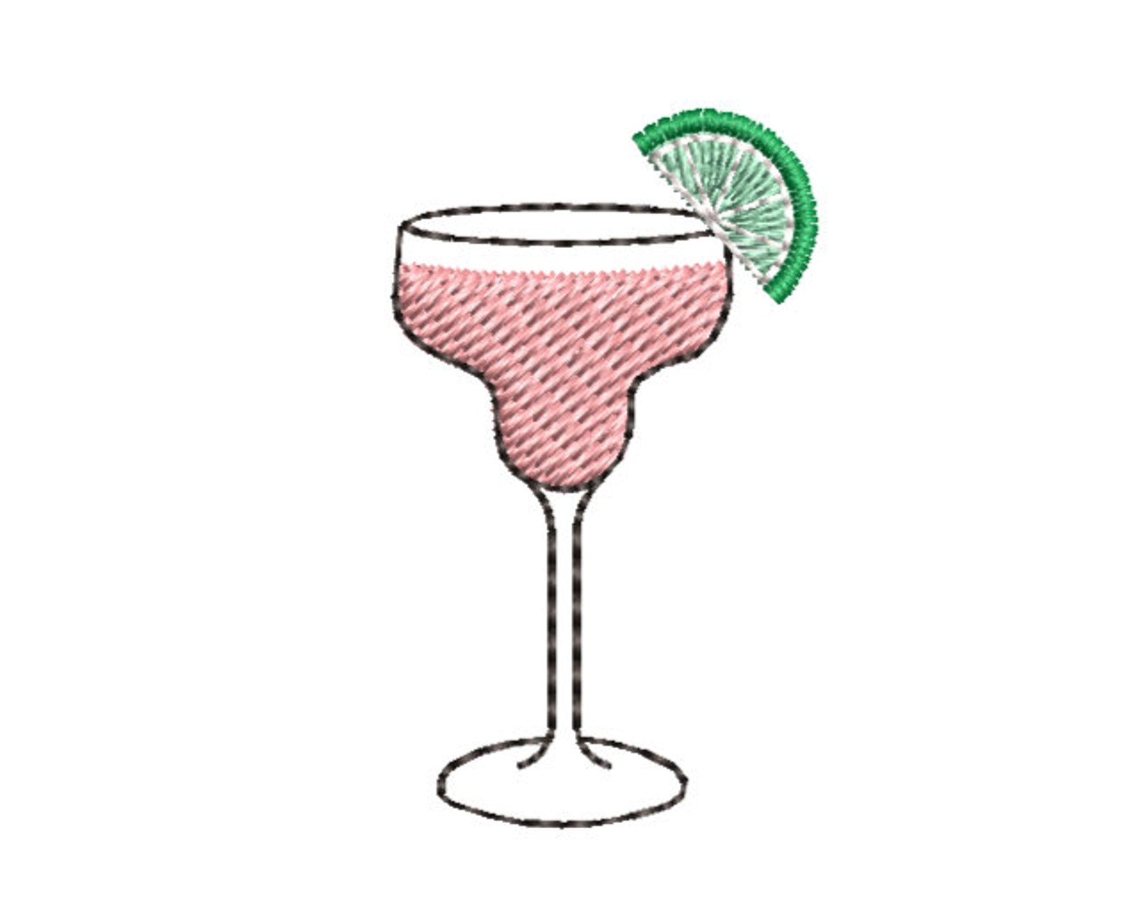Margarita Embroidery Machine File Cocktail Design Bachelorette Party ...